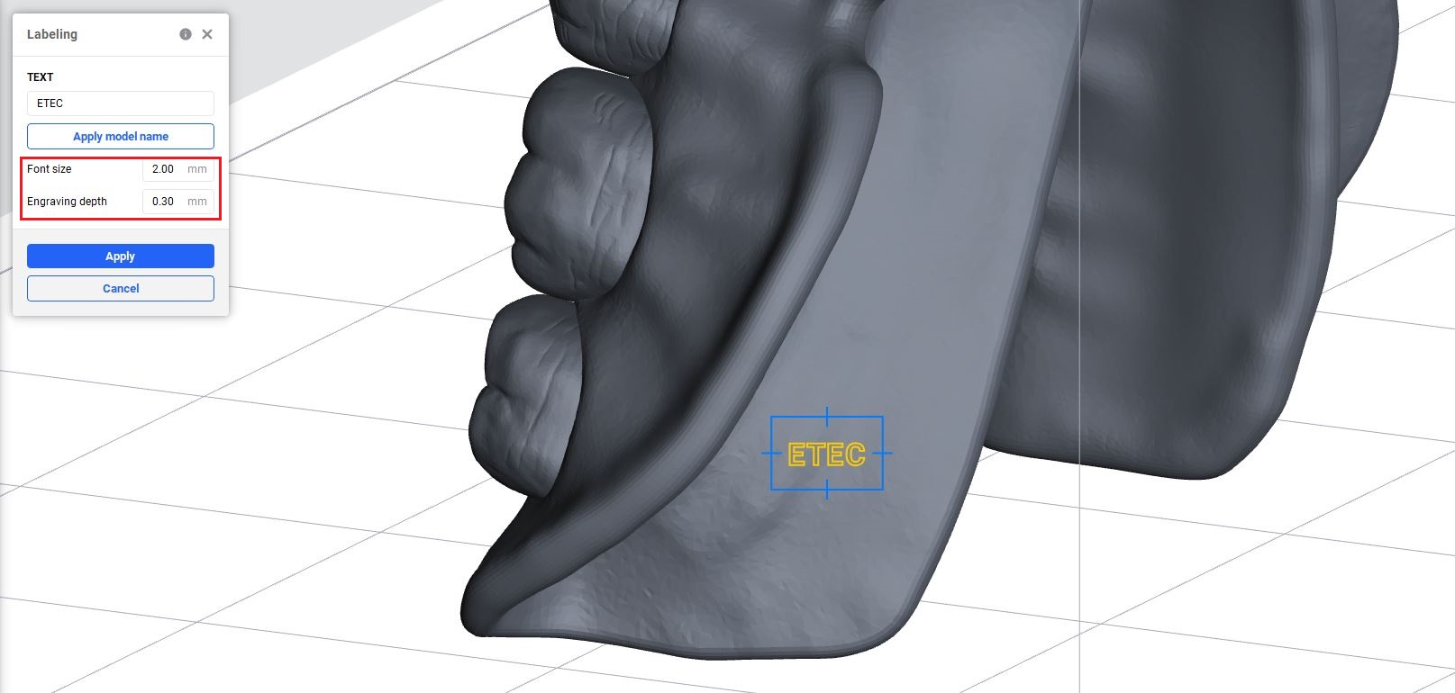Label Model Manually